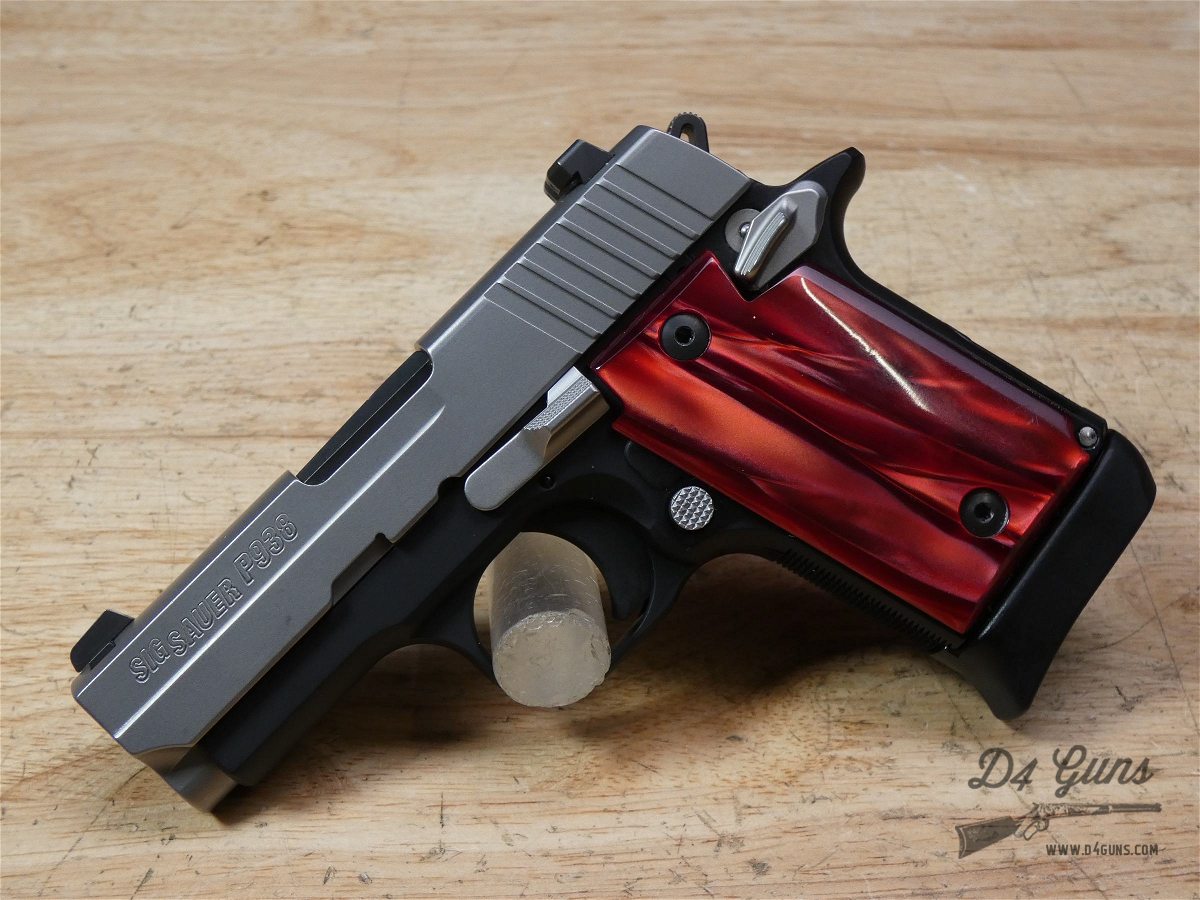 Sig Sauer P938 Blackwood Two Tone - 9mm - Stainless 938 w/ Extras - XLNT - Semi Auto Pistols at ...