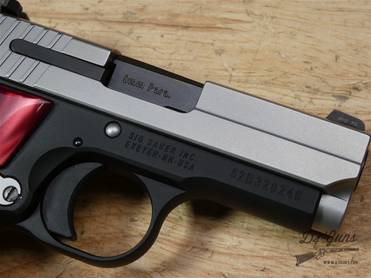 Sig Sauer P938 Blackwood Two Tone - 9mm - Stainless 938 w/ Extras - XLNT - Semi Auto Pistols at ...