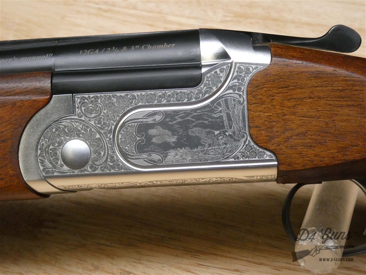 Stevens 555 Deluxe - 12 Gauge - O/U - 5 Chokes - OG Box - Silver - Over ...