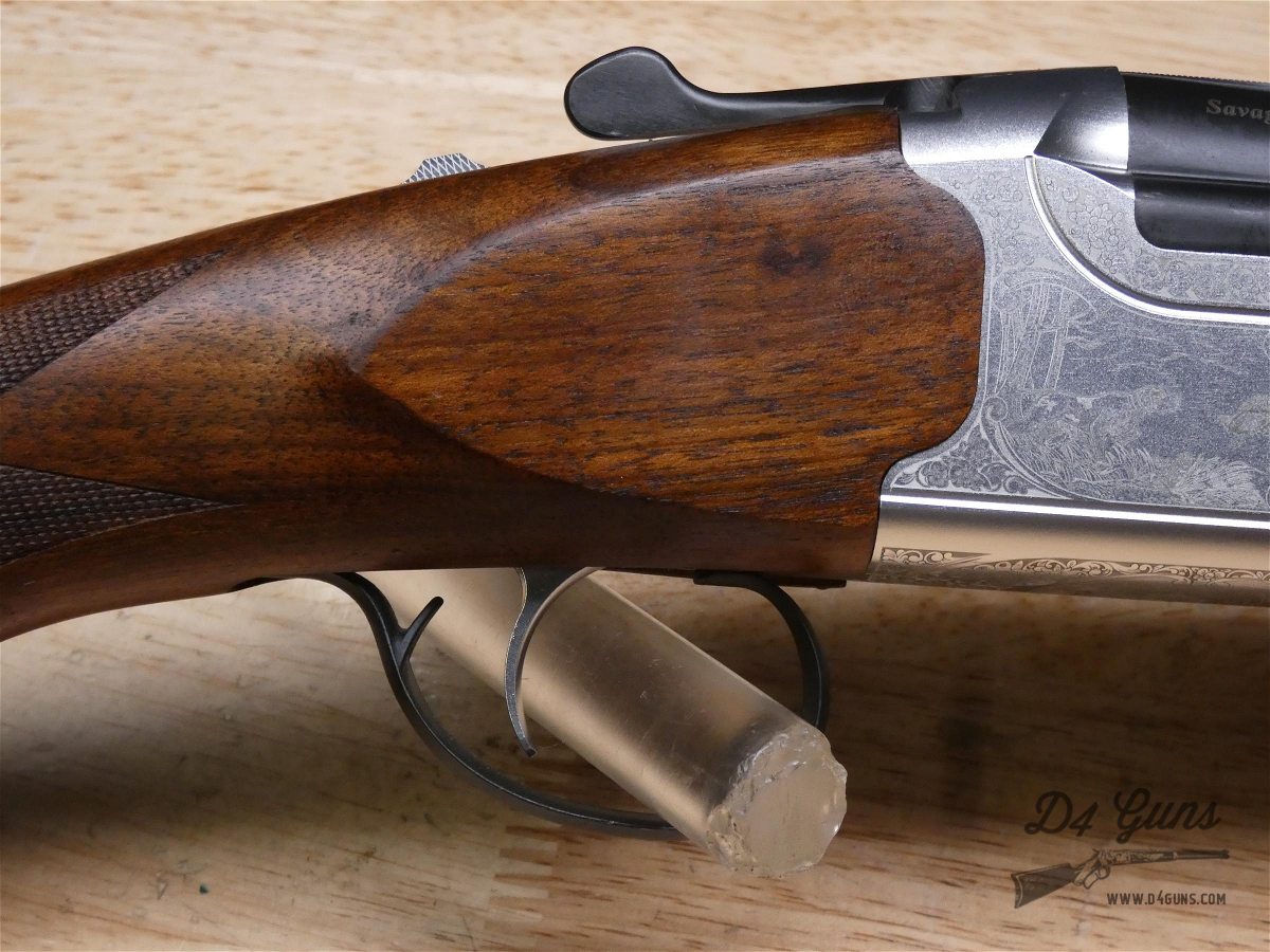 Stevens 555 Deluxe - 12 Gauge - O/U - 5 Chokes - OG Box - Silver - Over ...