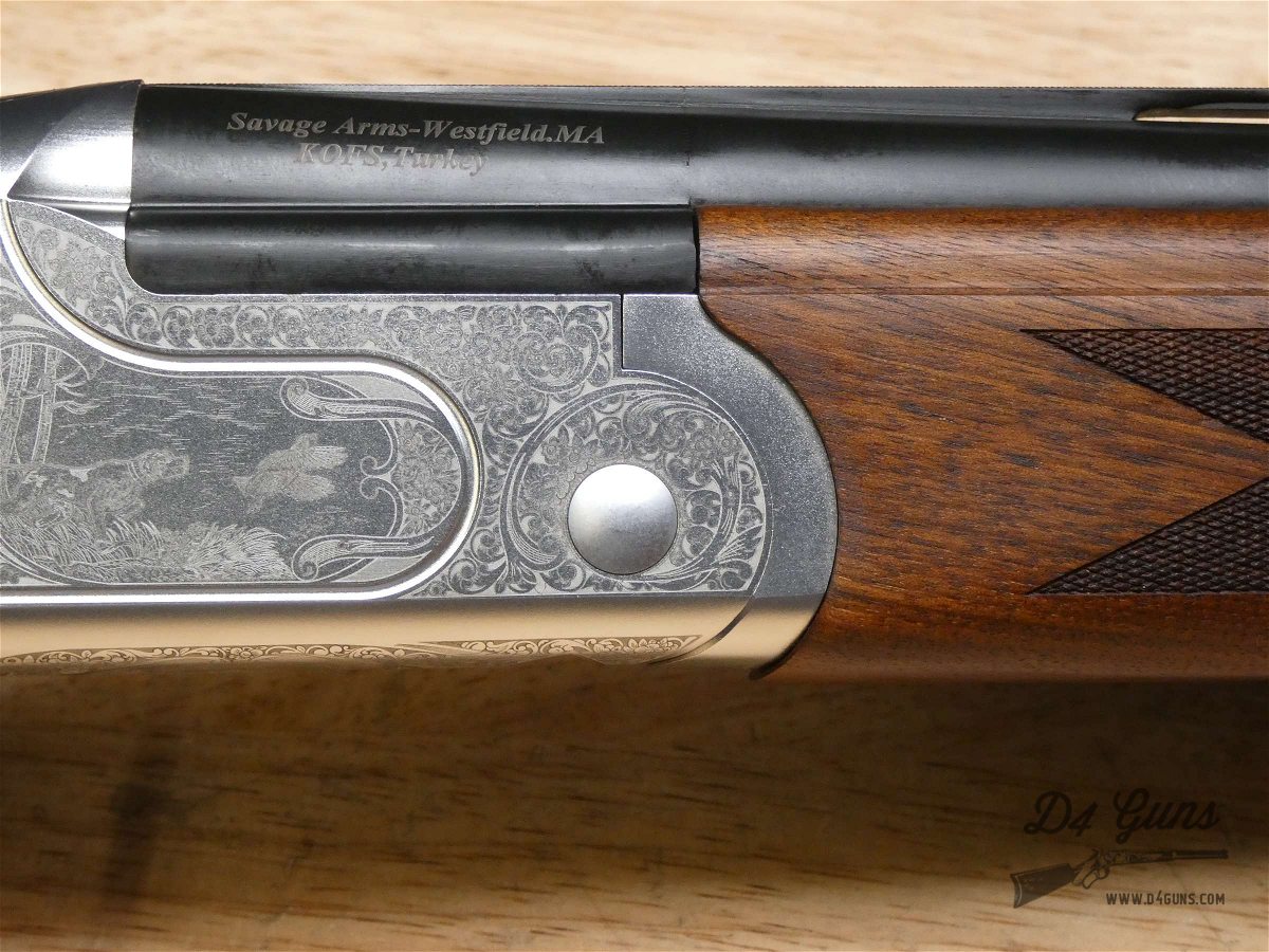 Stevens 555 Deluxe - 12 Gauge - O/U - 5 Chokes - OG Box - Silver - Over ...