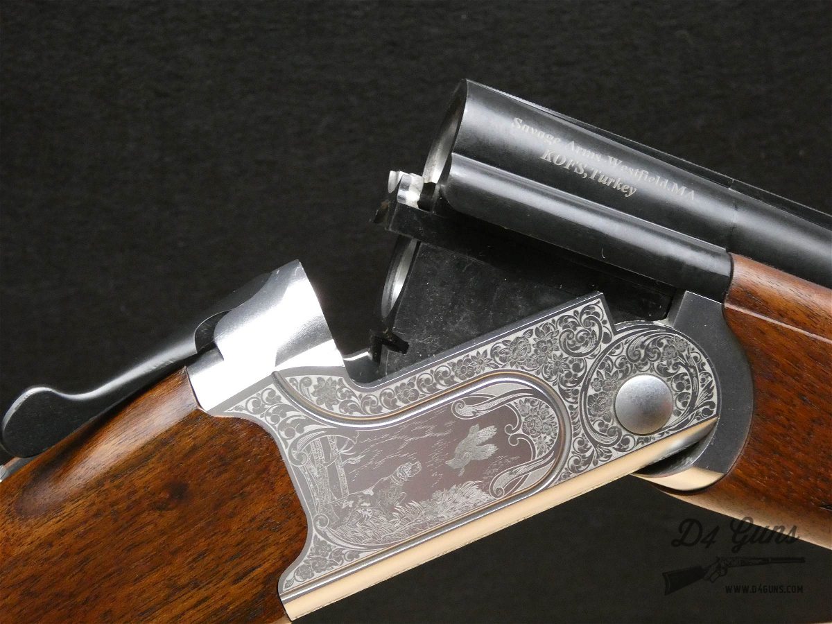 Stevens 555 Deluxe - 12 Gauge - O/U - 5 Chokes - OG Box - Silver - Over ...