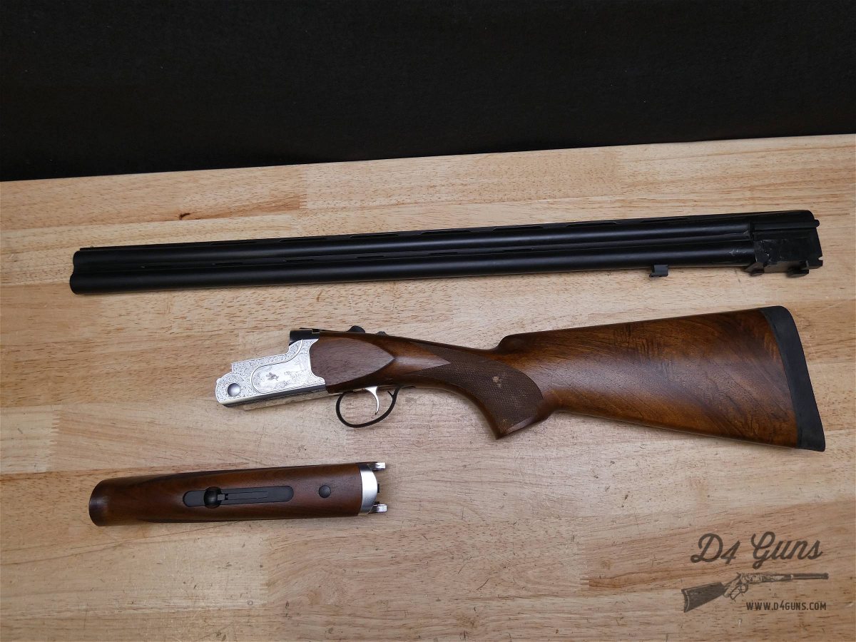 Stevens 555 Deluxe - 12 Gauge - O/U - 5 Chokes - OG Box - Silver - Over ...