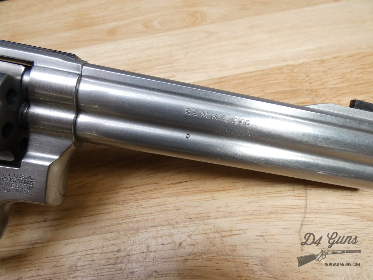 Smith & Wesson 648 - .22 M.R.F. - NO DASH - Mag - S&W 648 - Stainless ...