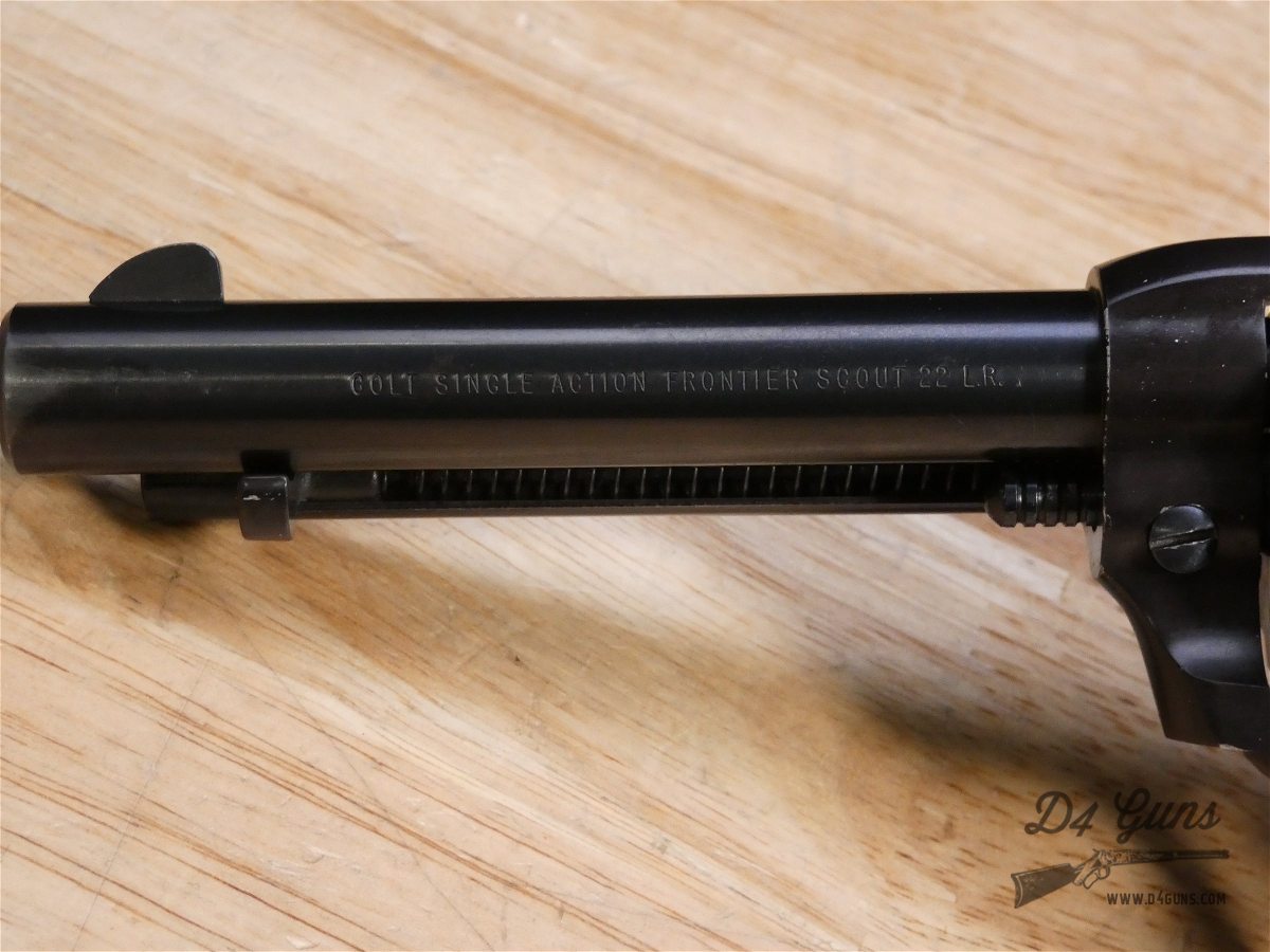 Colt Frontier Scout - .22 LR - Single Action Army - 1960 SAA - Vintage ...