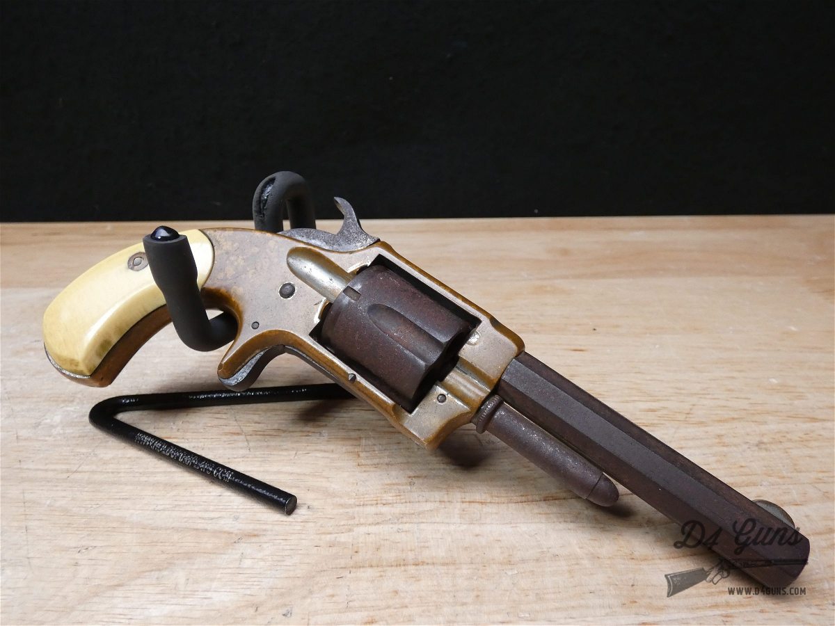 Whitneyville Armory Model 1 1/2 - .32 Rimfire - Brass Frame - Real ...