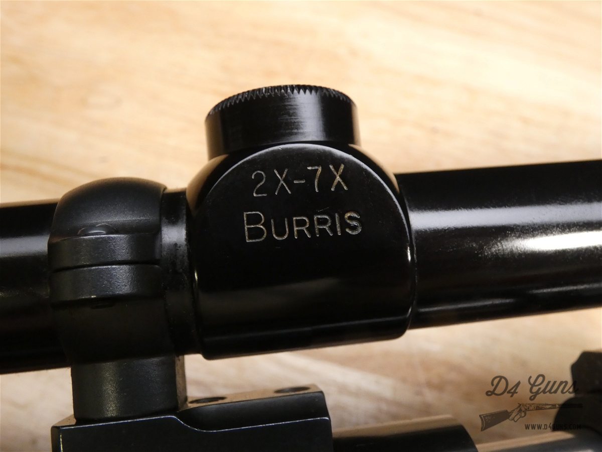 Knight D.I.S.C. - .50 Cal Black powder Rifle - 2x7 Burris Scope - Black ...