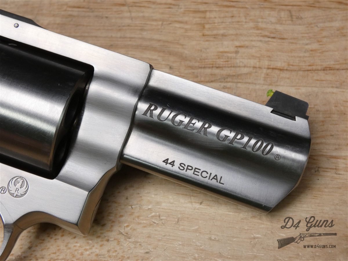 Ruger GP100 - .44 SPL - MFG 2017 - Stainless GP 100 - Unfluted Cylinder ...