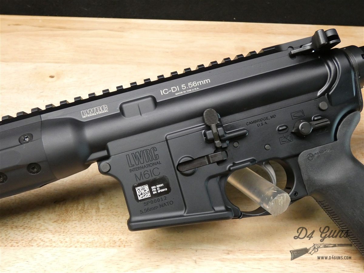 LWRC M6IC IC-DI - 5.56 NATO - XLNT LIKE NEW - AR - AR15 - XLNT - C ...