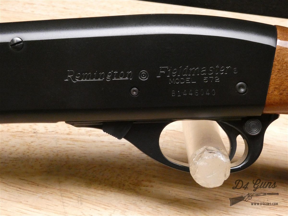 Remington Fieldmaster Model 572 - 22 S/L/LR - 1994 - Pump Action Camp ...