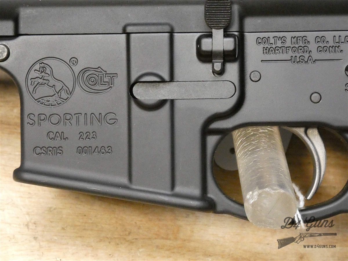 Colt CSR-15 Sporting Rifle - 5.56 NATO - CSR 15 - AR - AR-15 M4 - w ...