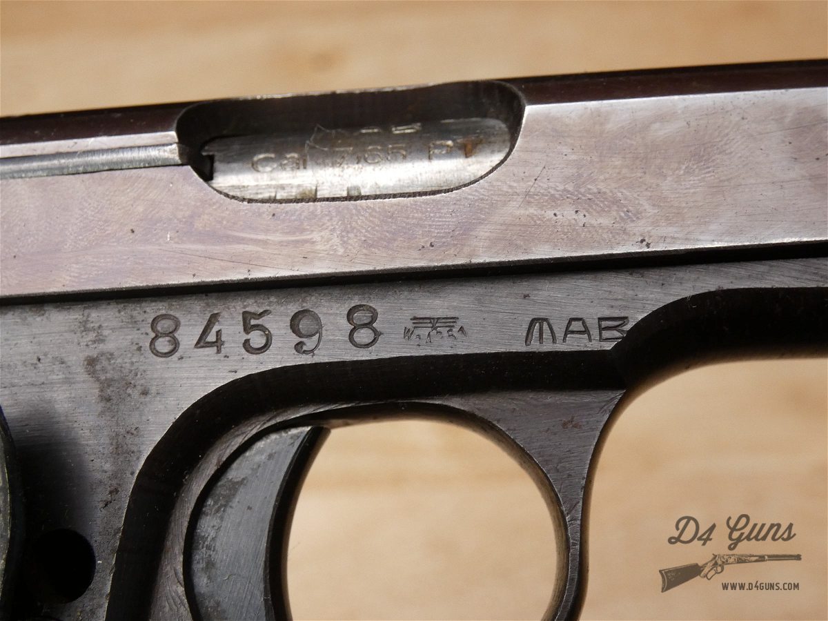 MAB Model D - .32 ACP - French - 7.65 - FN 1910/22 - German WWII ...