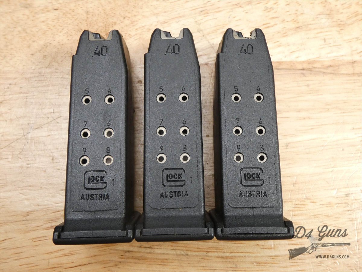 Glock 27 Gen 4 - .40 S&W - G27 - w/ OG Case + 3 Mags - Compact 40 Cal ...