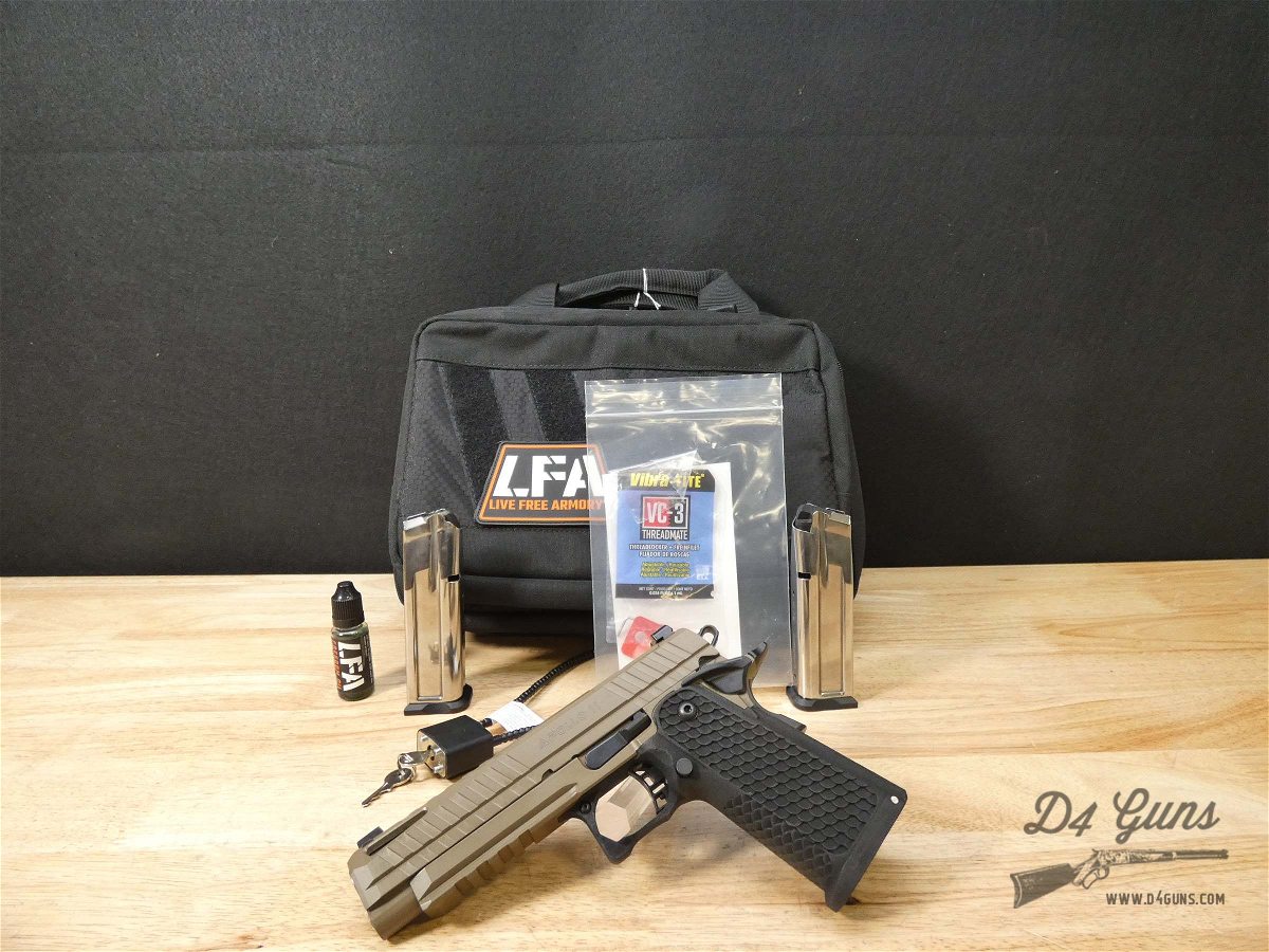 Live Free Armory Apollo 11 FDE - 9mm - W/ Extras! Two Tone - Optic ...