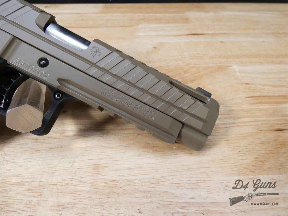 Live Free Armory Apollo 11 FDE - 9mm - W/ Extras! Two Tone - Optic ...