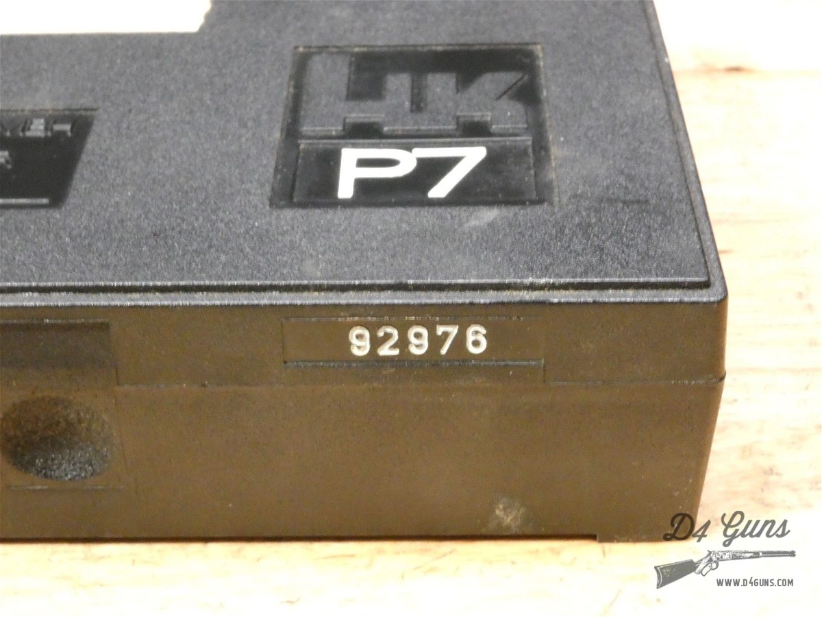 HK P7 M8 - 9mm - P7M8 - H&K - Heckler & Koch - 1986 - Chantilly - W ...