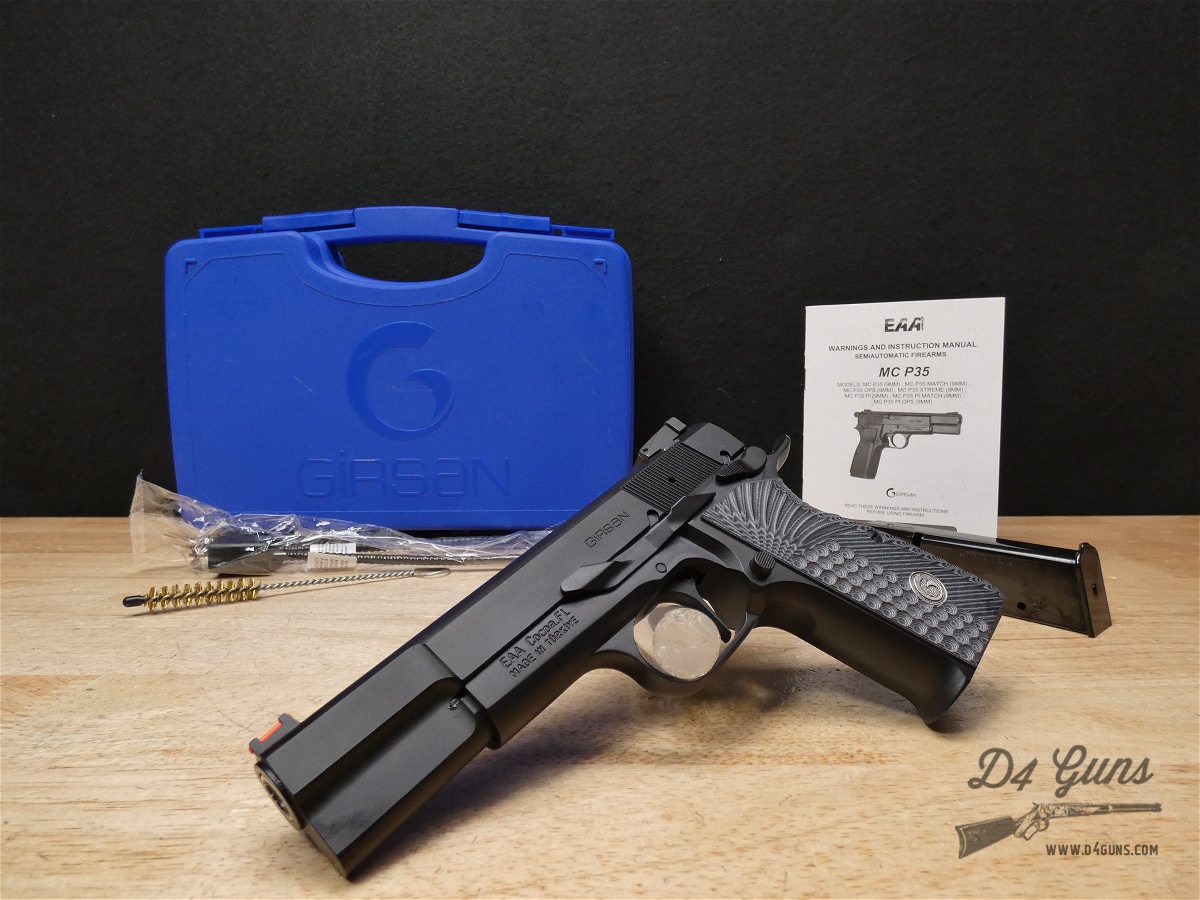 EAA Girsan MC P35 Match - 9mm - w/ OG Case + More - Browning Hi Power ...