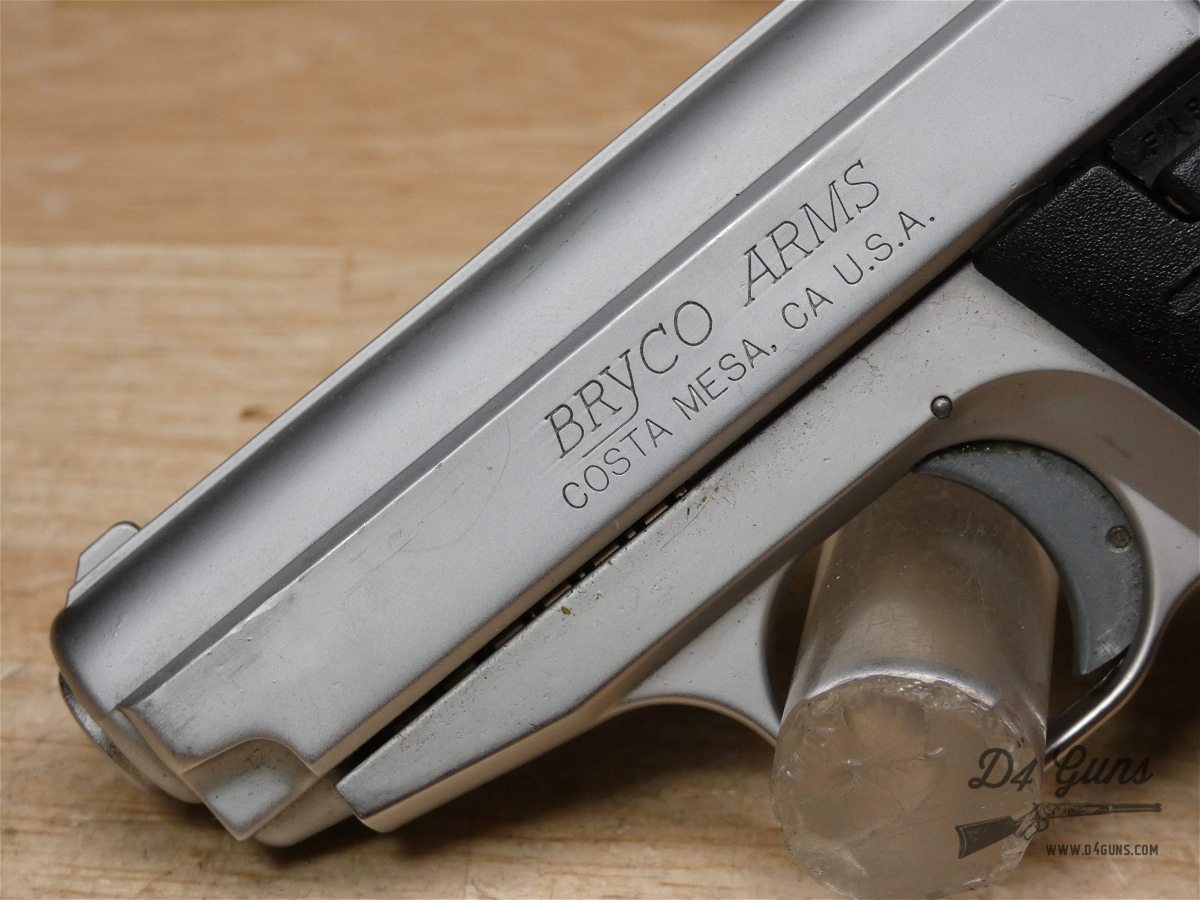 Bryco Model 38 - .380 ACP - w/ Mag - CCW - Pocket Pistol - Semi Auto ...