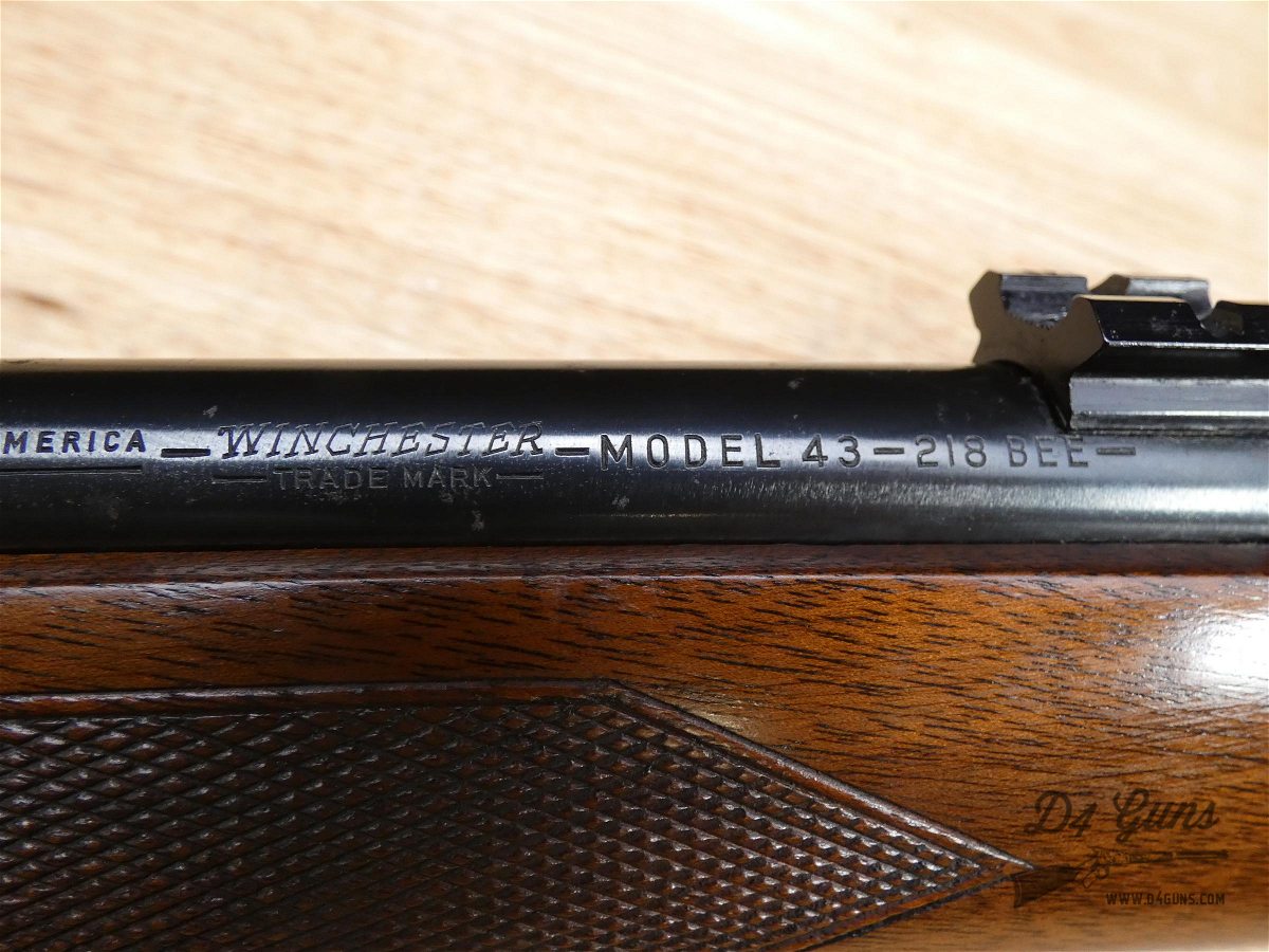 Winchester Model 43 - .218 Bee - Classic Bolt Action - 1950 - RARE ...