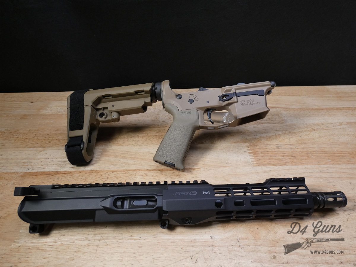 Aero Precision EPC9 - 9mm - FDE / Black - PCC - Complete Upper / Lower ...