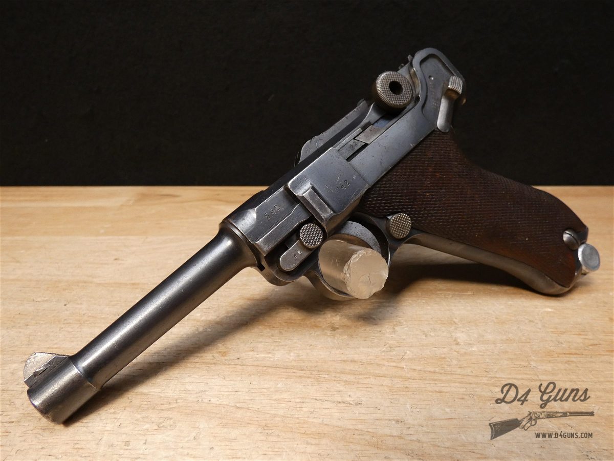 DWM Luger 1914 Military WWI - 9mm - Mfg. 1915 - German Army P08 - Semi Auto Pistols at GunBroker ...