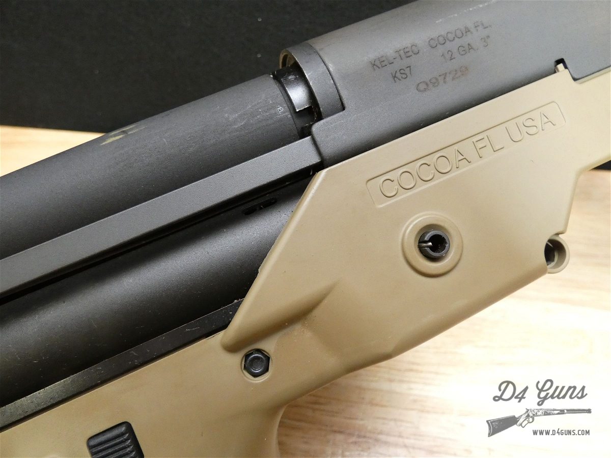Kel-Tec KS7 - 12ga - 3in - Flat Dark Earth - Bullpup Shotgun - Keltec ...