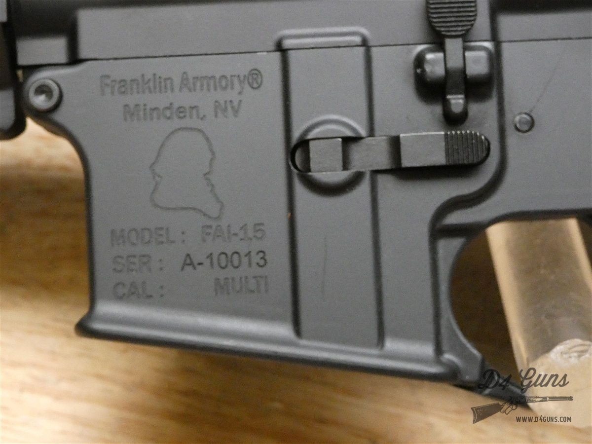 Franklin Armory F17 - .17 WSM - AR - 3 Mags - FAI-15 - Adj Stock ...
