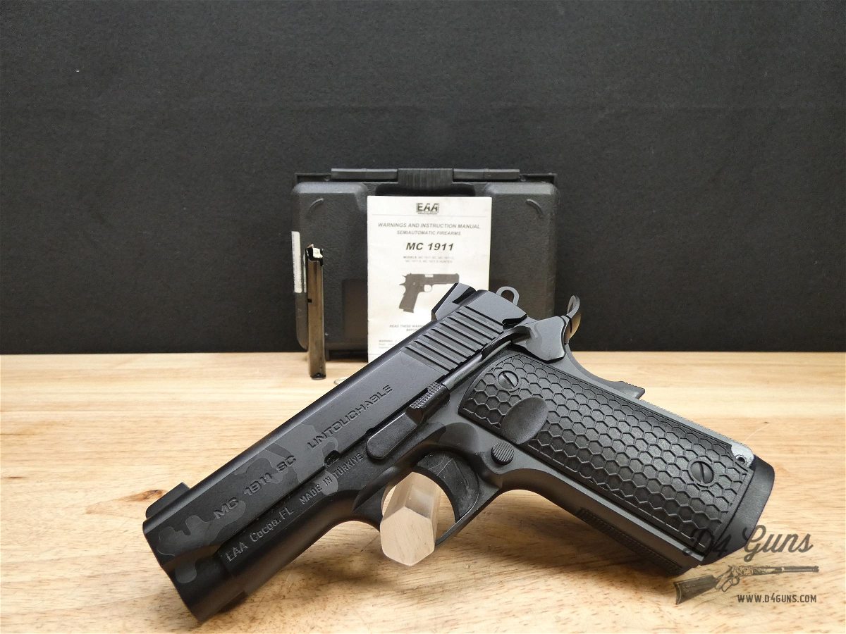 EAA Girsan Untouchable MC1911 SC - 9mm - w/ OG Case & Mag! - MC 1911 ...