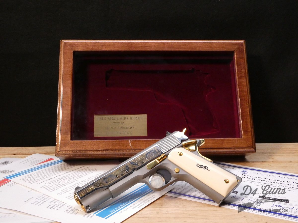Colt 1911 General George S. Patton Jr WWII 75th Anniversary Tribute ...