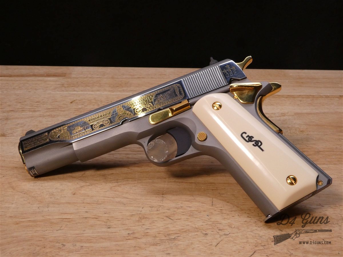 Colt 1911 General George S. Patton Jr WWII 75th Anniversary Tribute ...