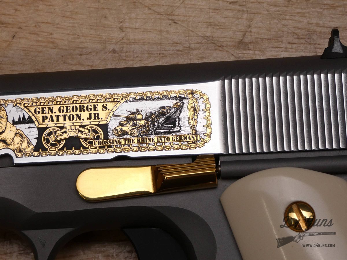 Colt 1911 General George S. Patton Jr WWII 75th Anniversary Tribute ...