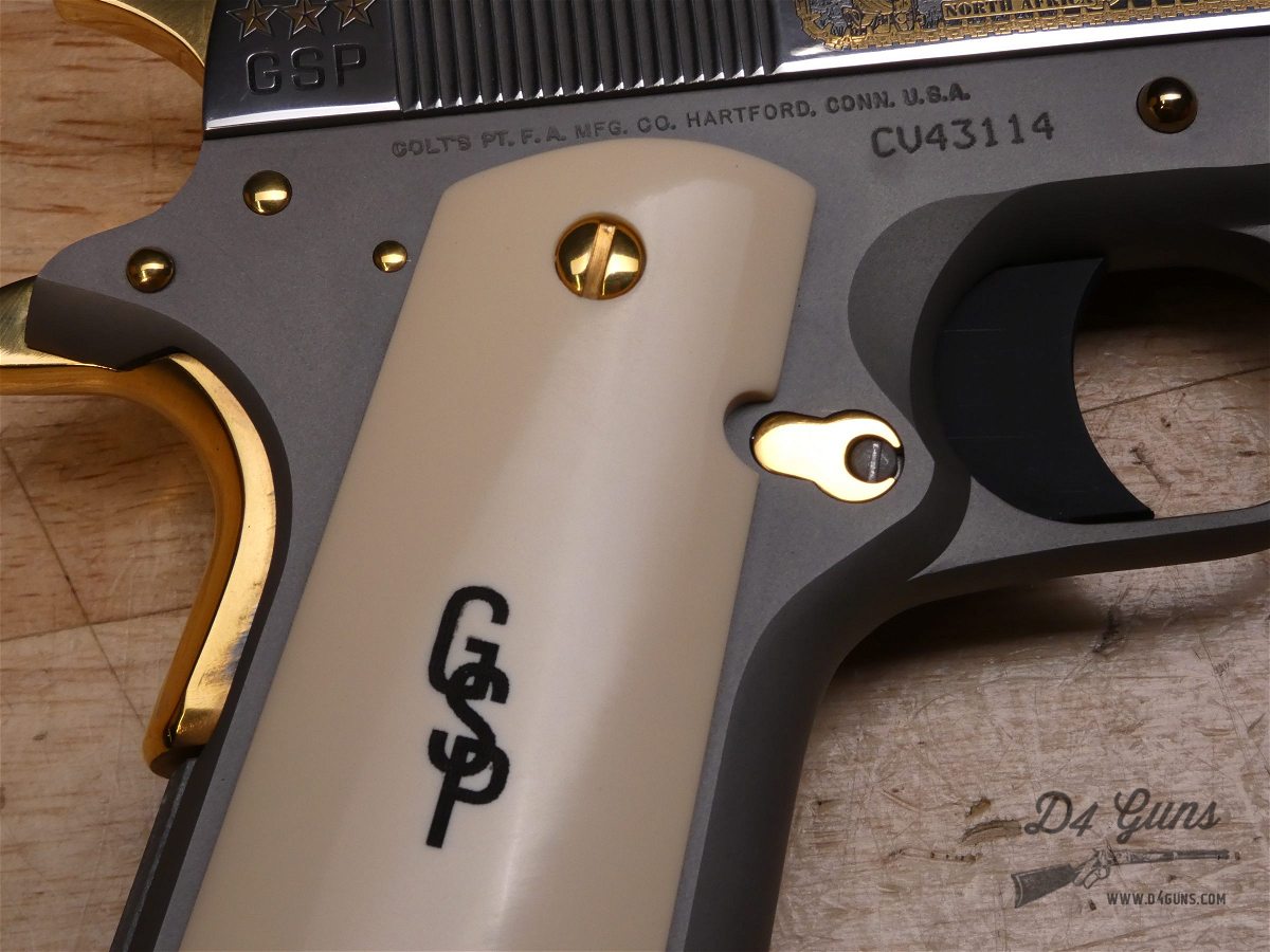 Colt 1911 General George S. Patton Jr WWII 75th Anniversary Tribute ...