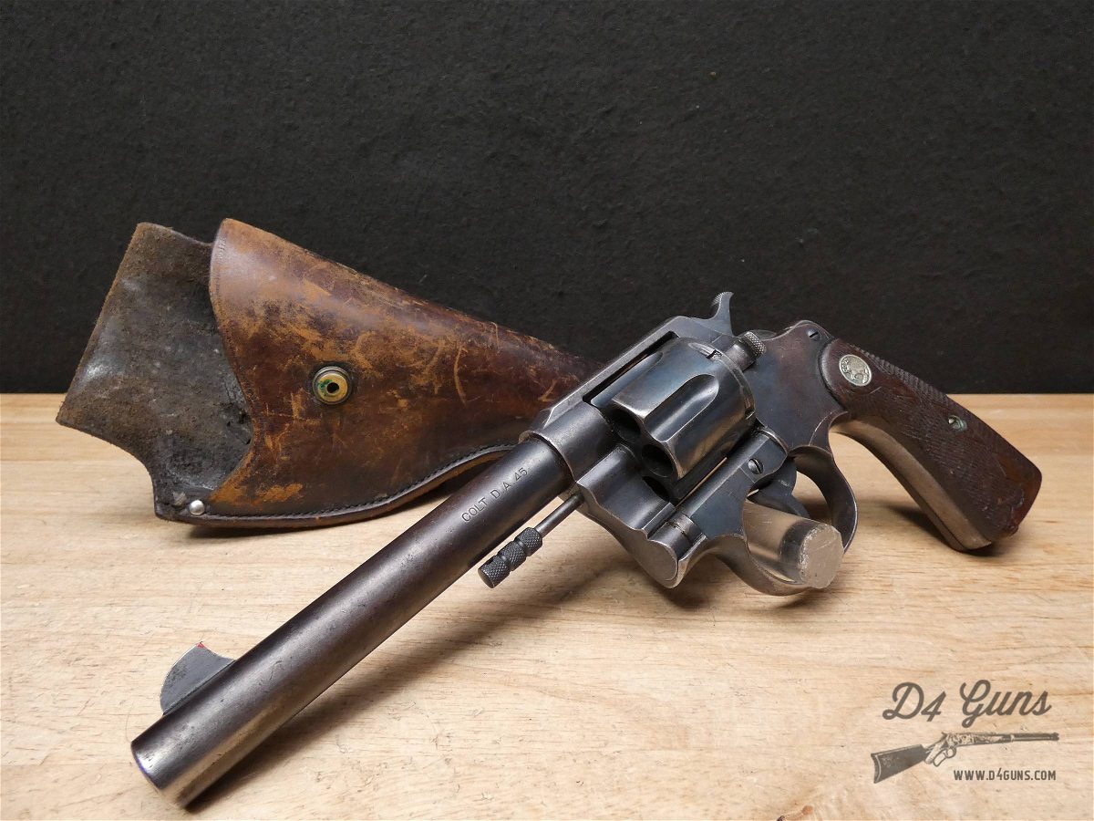 Colt DA 45 New Service M1909 - .45 LC - Mfg 1910 - USMC Issued -ULTRA ...