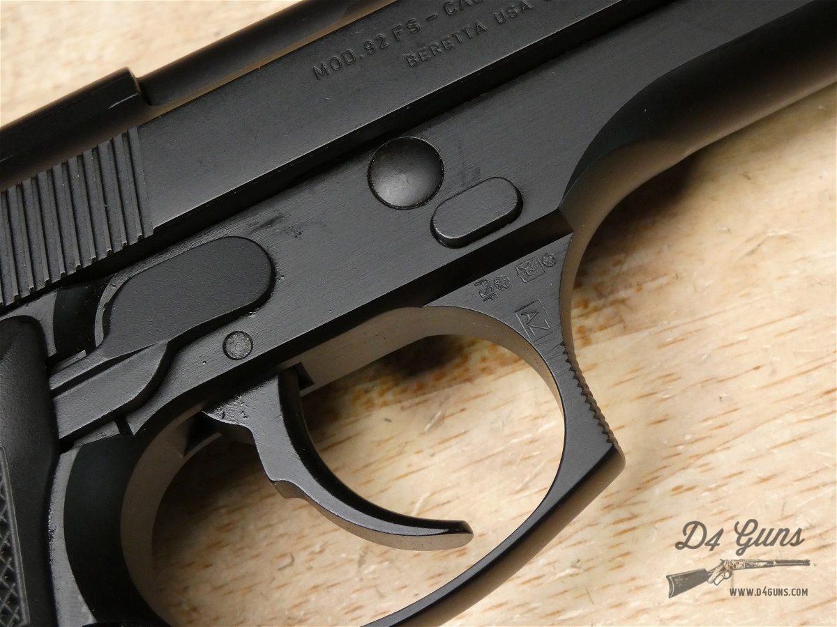 Beretta 92FS - 9mm - MFG 1990 - Italian 92 FS - M9 - XLNT w/ Case & 2 ...