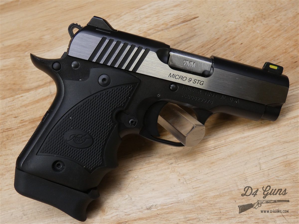 Kimber Micro 9 STG - 9mm - w/ Mag, Holster & Soft Case - NICE! - Semi ...
