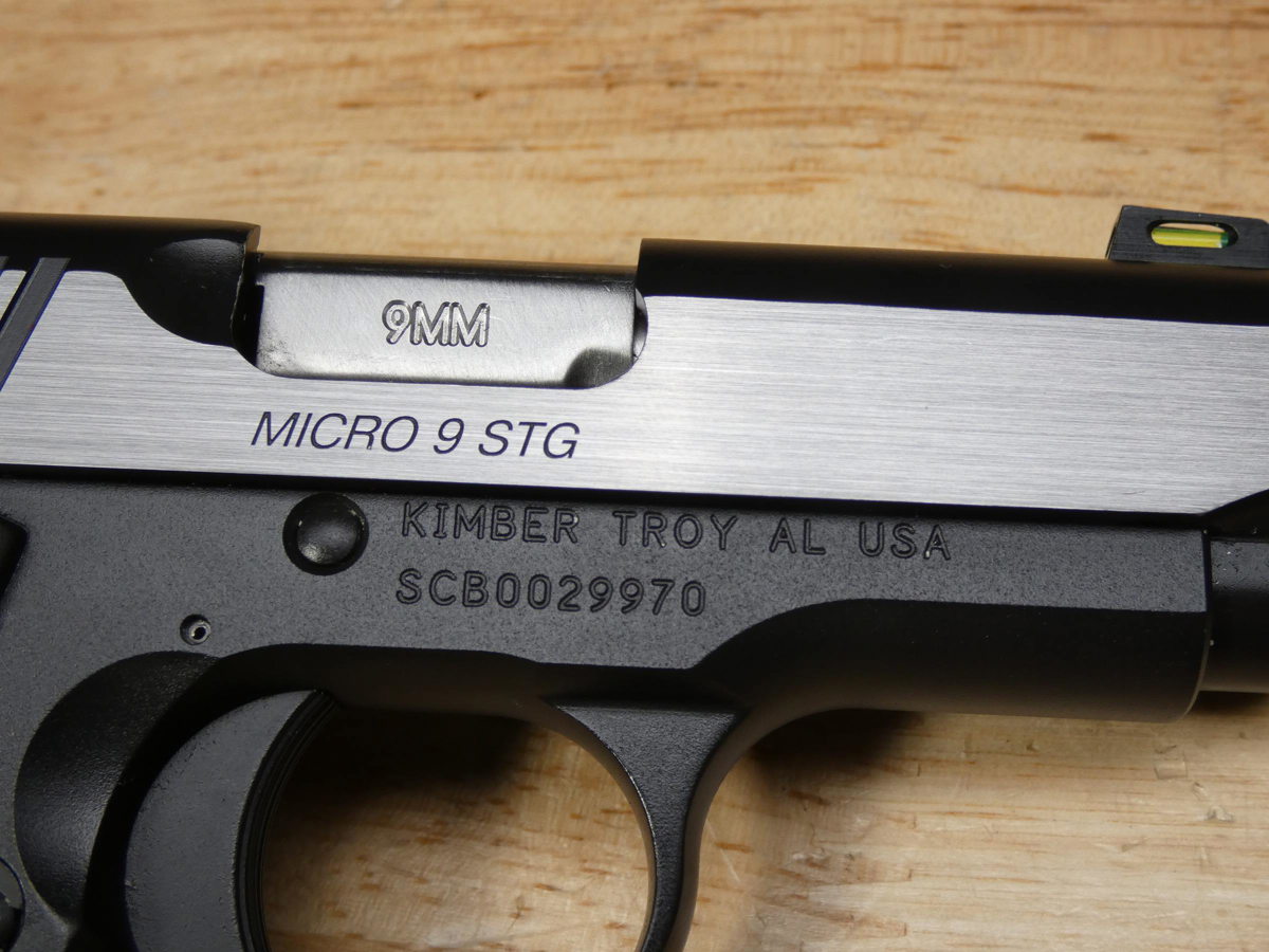 Kimber Micro 9 STG - 9mm - w/ Mag, Holster & Soft Case - NICE! - Semi ...