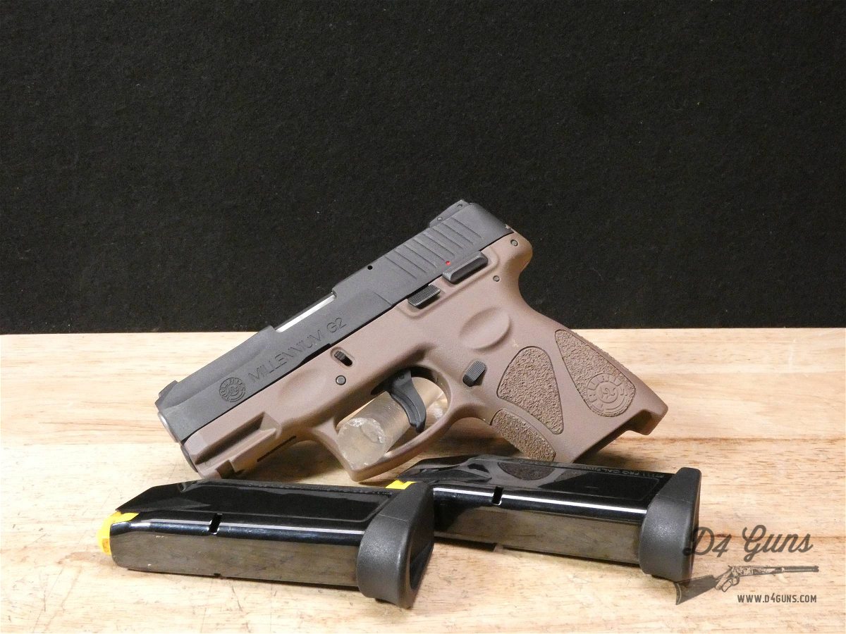 Taurus PT111 Millennium G2 - 9mm - G2c - CCW - Coyote - DAO - w/ 2 Mags ...