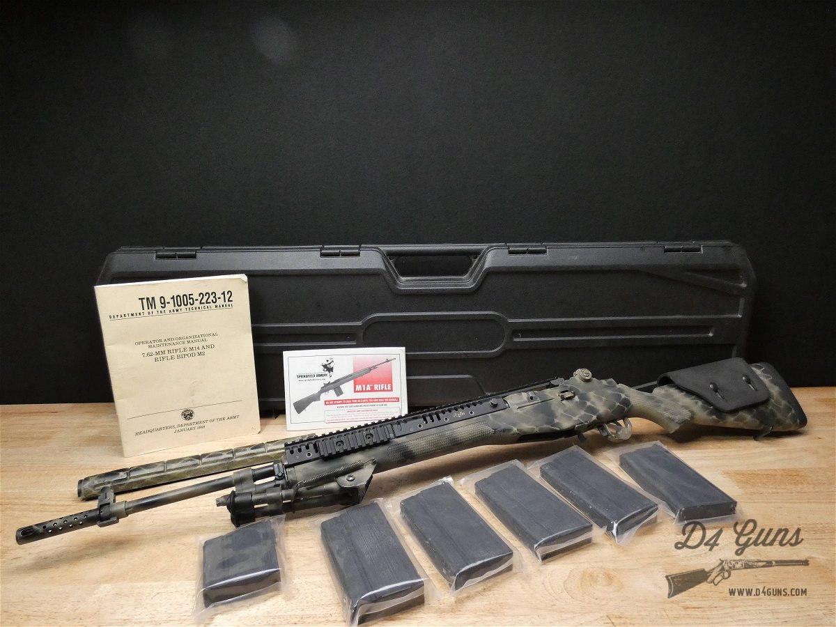 Springfield M1A Standard - .308 Win - VLTOR Rail - M14 - SA - Case ...