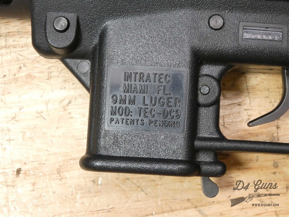 Intratec TEC-DC9 - 9mm - Tec-9 - Tec 9 - DC-9 - Pre-Ban - Pre Ban - w ...
