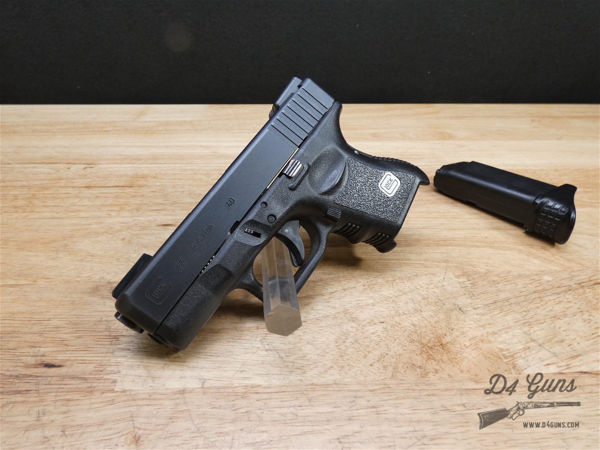 Glock 27 - .40 S&W - Compact G27 - w/ Mag - CCW - LOOK! - Semi Auto ...