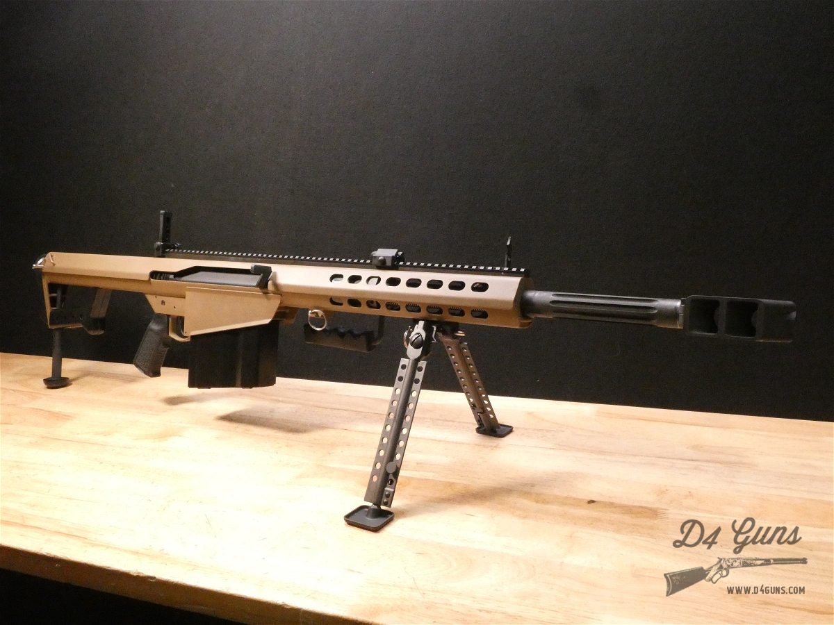 Barrett 82A1 - .50 BMG - M82A1 - 82-A1 - FDE - M107 - w/ Case & More! - Semi Auto Rifles at ...