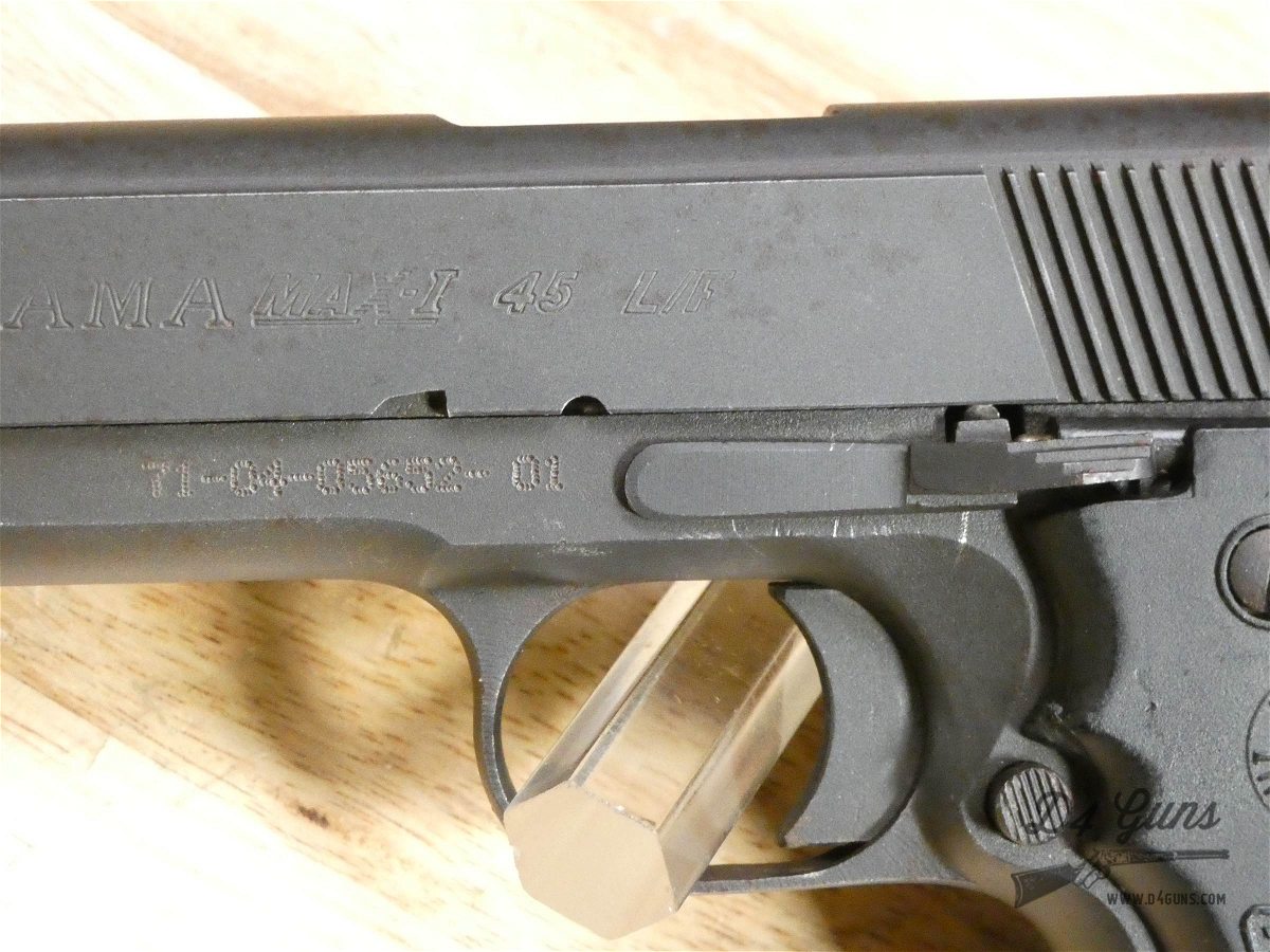 Llama MAX-I 45 L/F - .45 ACP - 1911 - Gabilondo Y CIA Victoria - Semi ...