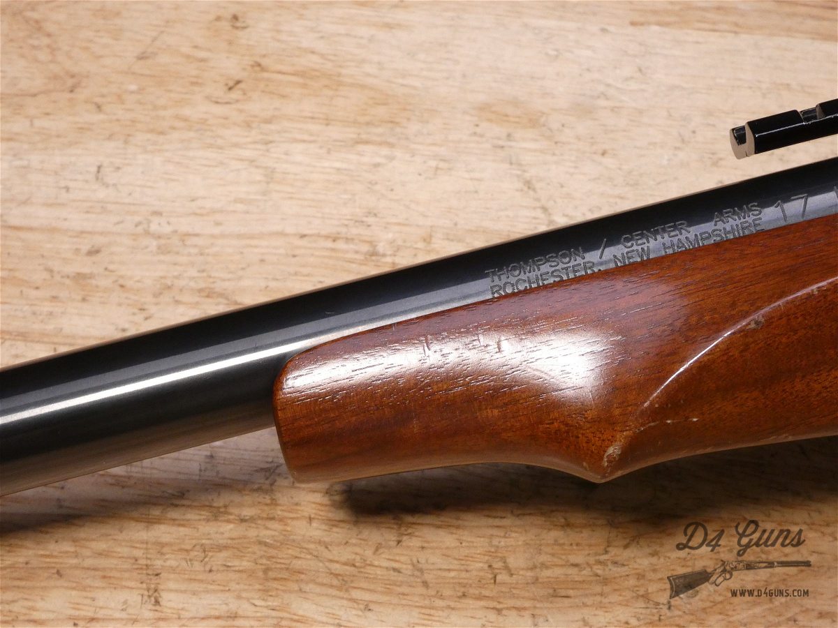Thompson Center Contender G1 - .17 HMR - Walnut - Rimfire T/C - w/ Rail ...