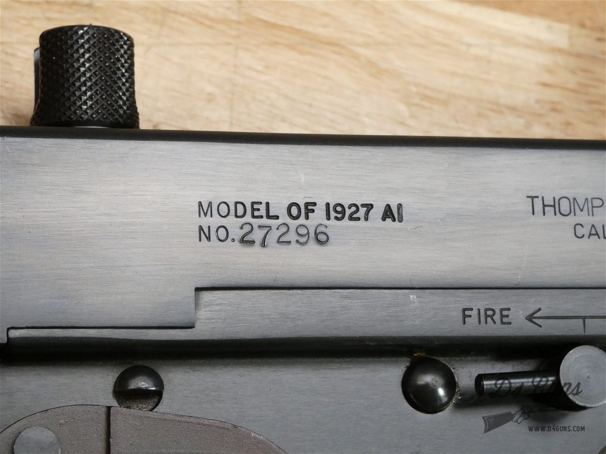 Auto Ordnance Thompson 1927A1 - .45 ACP - 1927 A1 - Tommy Gun w/ Mag ...