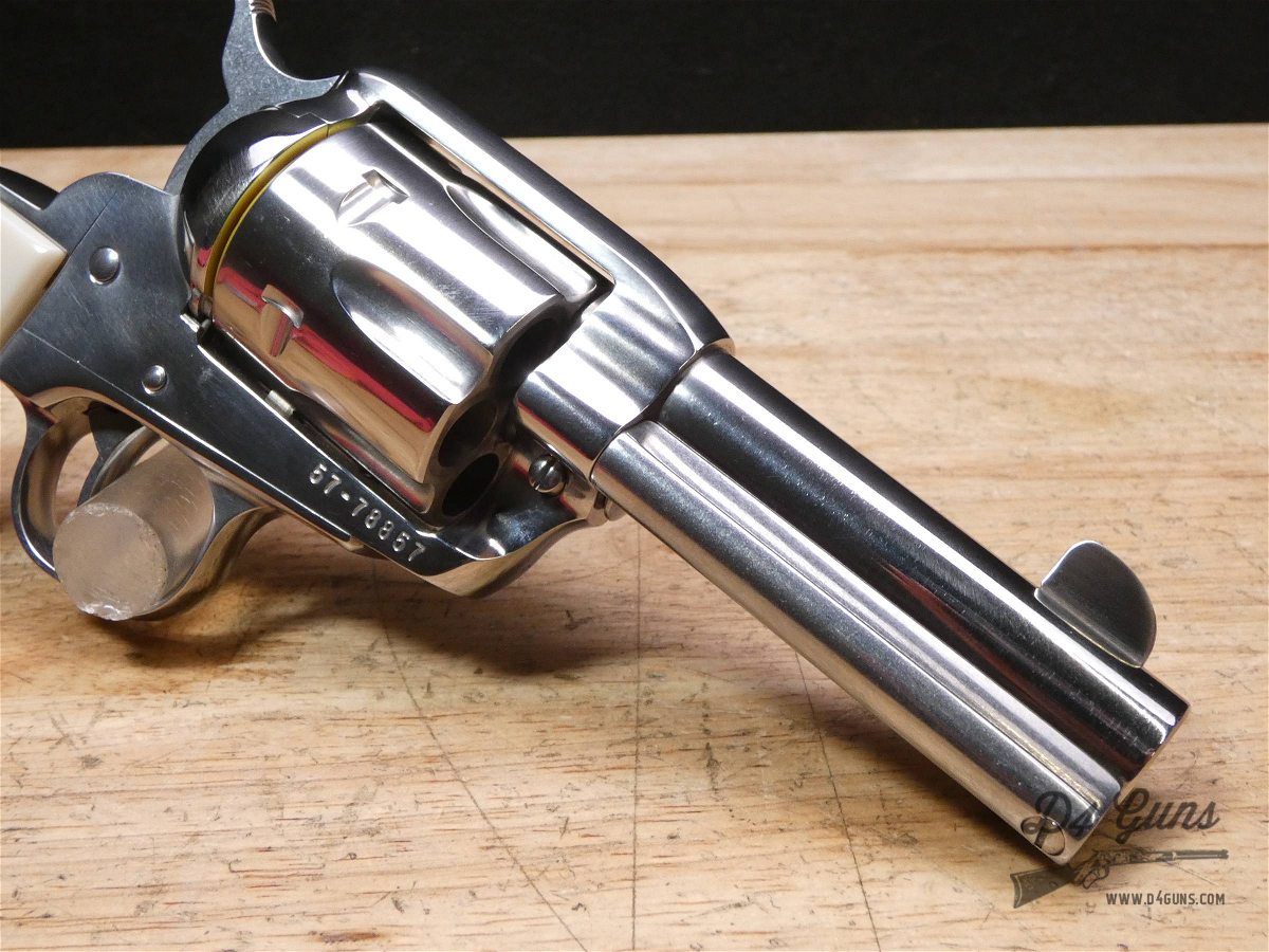 SCARCE Ruger Vaquero Sheriffs Model - .45 Colt - Stainless - OG Case ...