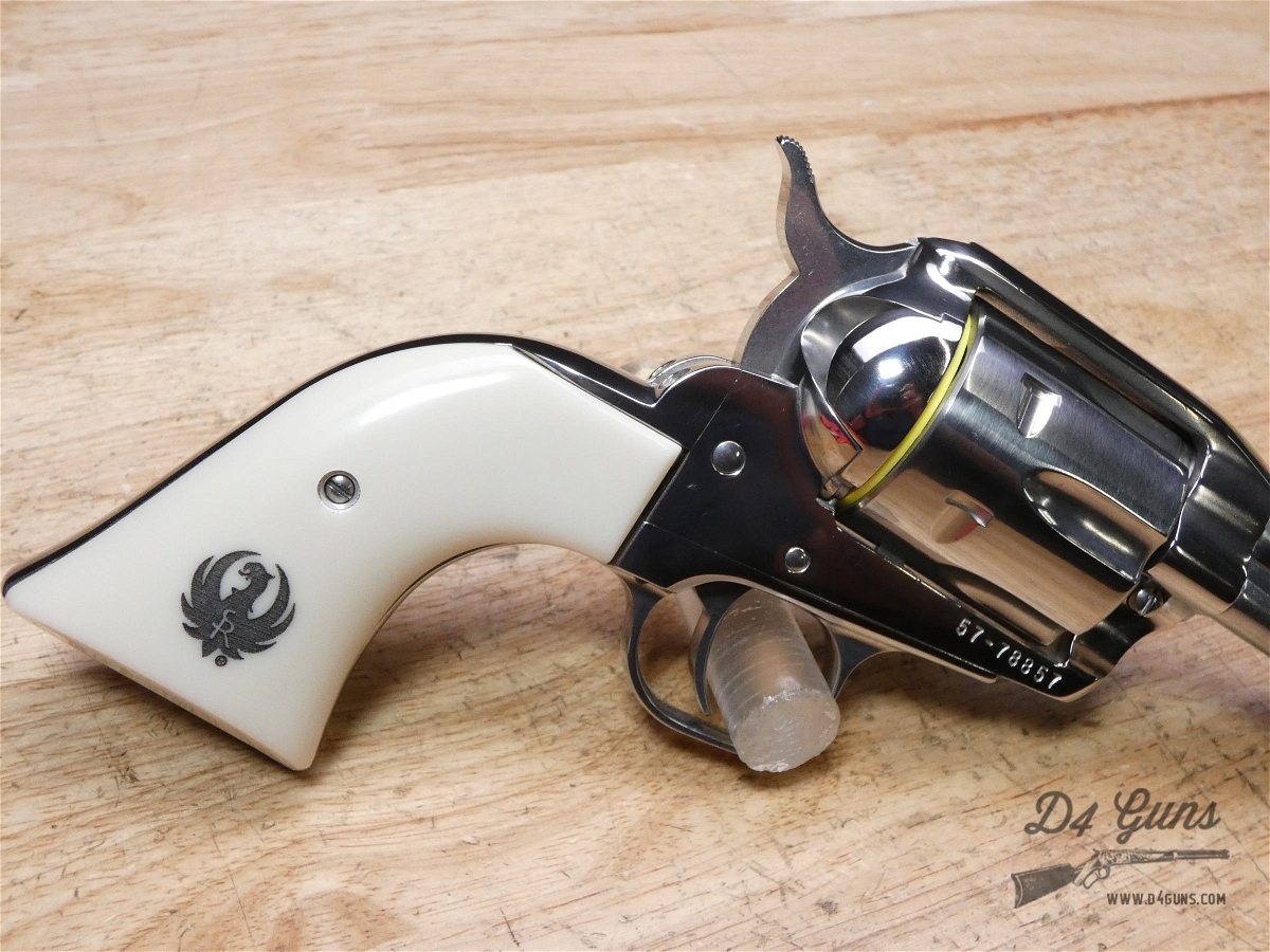 SCARCE Ruger Vaquero Sheriffs Model - .45 Colt - Stainless - OG Case ...