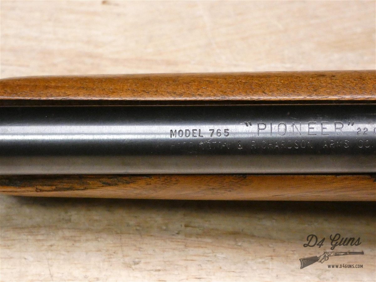 H&R Model 765 Pioneer - .22 S/L/LR - Harrington & Richardson - Bolt ...
