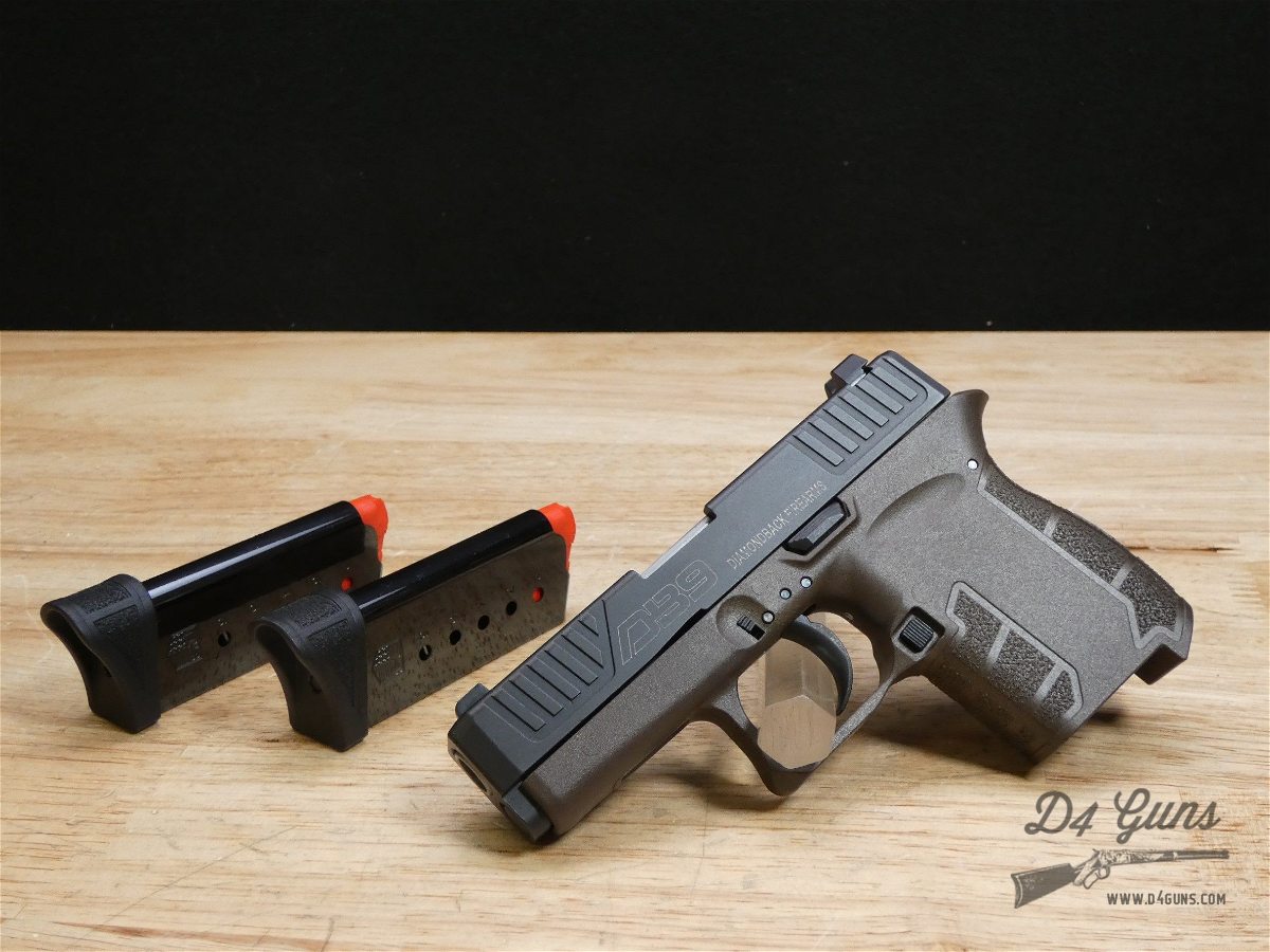 Diamondback DB9 - 9mm - w/ 2 magazines - American Made Self-Defense ...