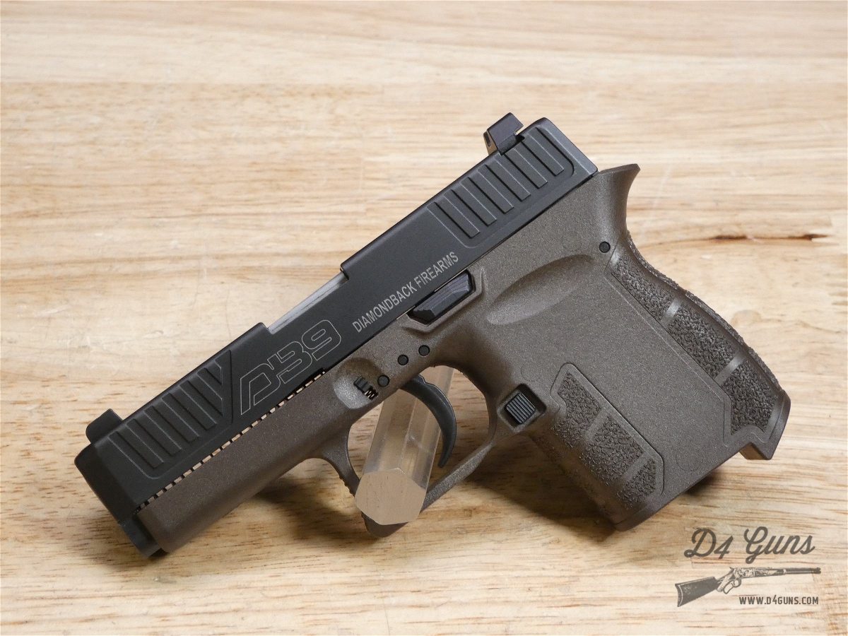 Diamondback DB9 - 9mm - w/ 2 magazines - American Made Self-Defense ...