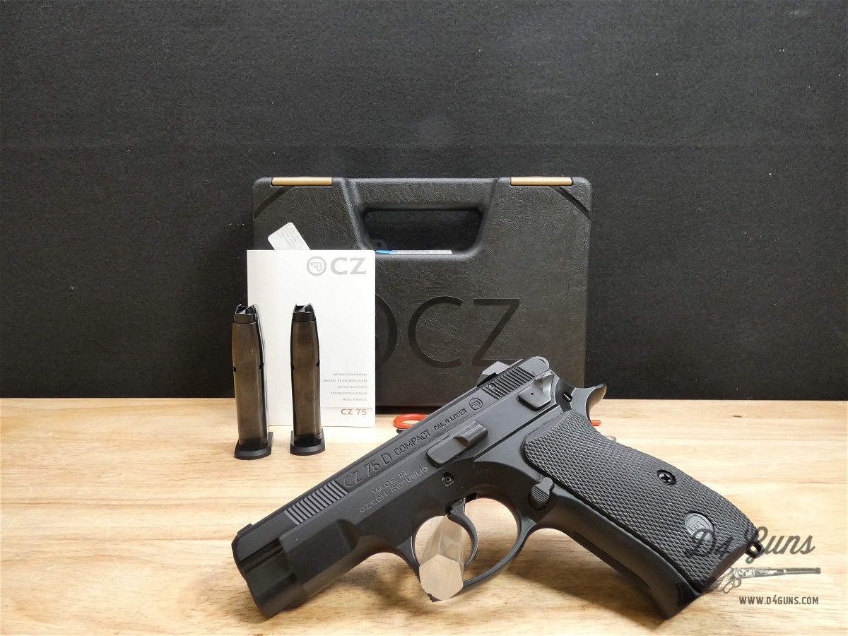 CZ 75 D Compact - 9mm - CZ75 - W/ Two Mags & Case - Czech - Mfg 2019 ...